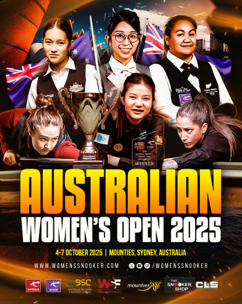 WPBSA SnookerScores - 2025 Australian Women's Open